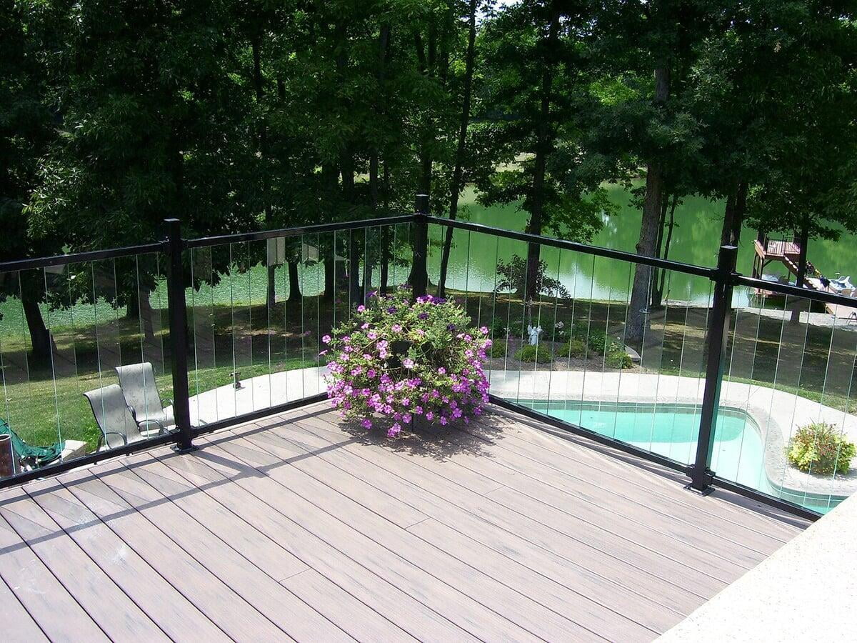Fortress Al13 HOME Glass Baluster Railing