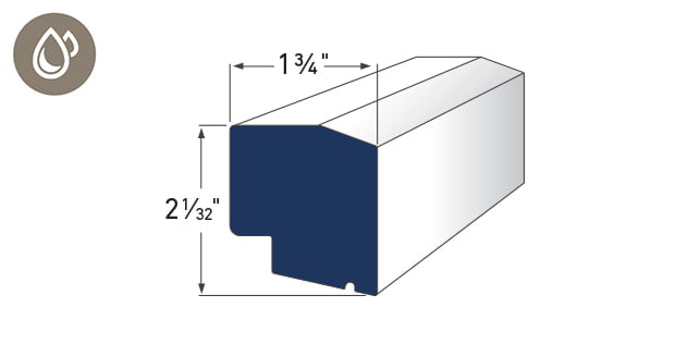 AZEK Trim-Historic Sill (AZM-6930)