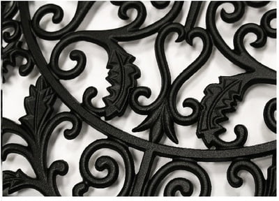 Fence & Gate Black Cast Aluminum Inserts