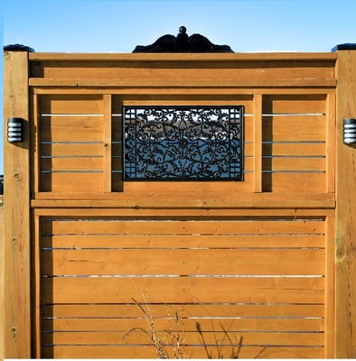 Fence & Gate Black Cast Aluminum Inserts