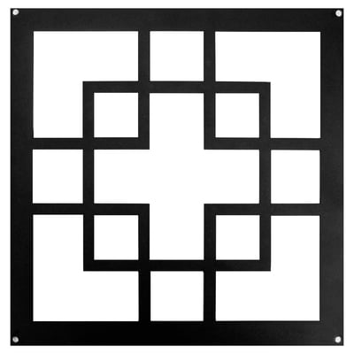 Fence & Gate Black Cast Aluminum Inserts