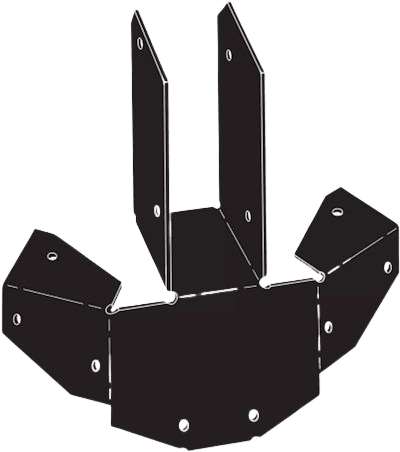 Simpson Strong-Tie Outdoor Accents - ORNAMENTAL Gazebo Tie Rafter - PC ZMAX