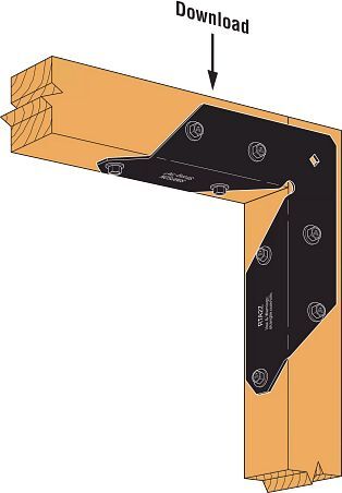 Simpson Strong-Tie Outdoor Accents - ORNAMENTAL Rigid Tie Angle - PC ZMAX