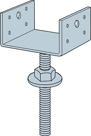 Simpson Strong-Tie - Wood Conn - Bases & Caps - Post Base EPB-HDG