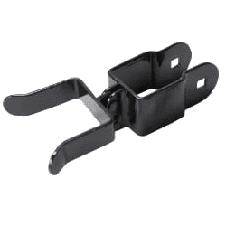 Fortress Gloss Black Gate Fork Latch