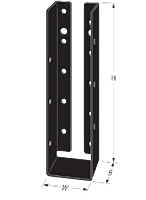 Simpson Strong-Tie Outdoor Accents - ROUGH AP Hanger