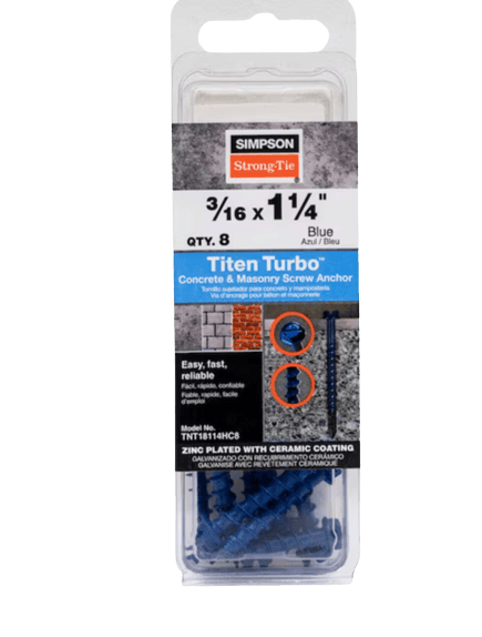 Simpson Strong-Tie Mechanical Anchors Titen Turbo HEX